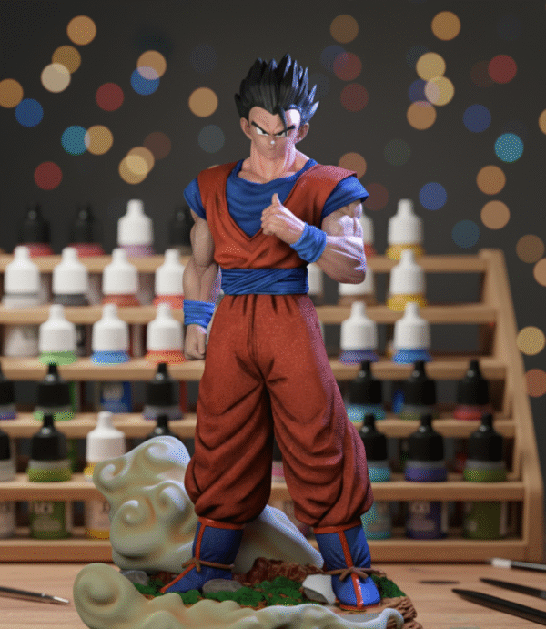 Dragon Ball Gohan Ultimate Fanart STL File 3DPrint
